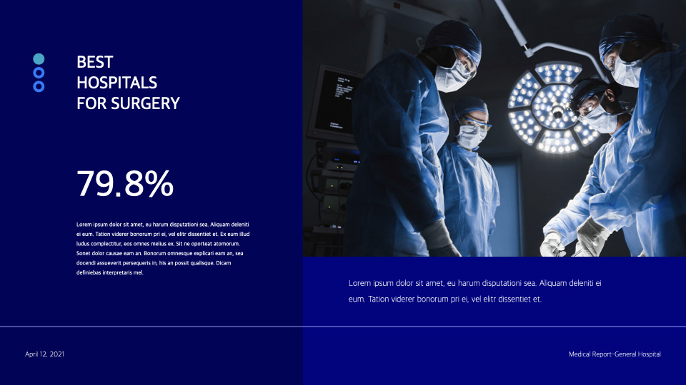 Medical Report - General Hospital keynote presentation templates free