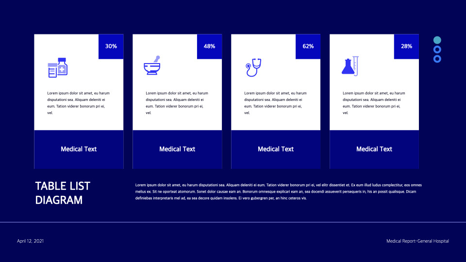 Medical Report - General Hospital keynote presentation templates free