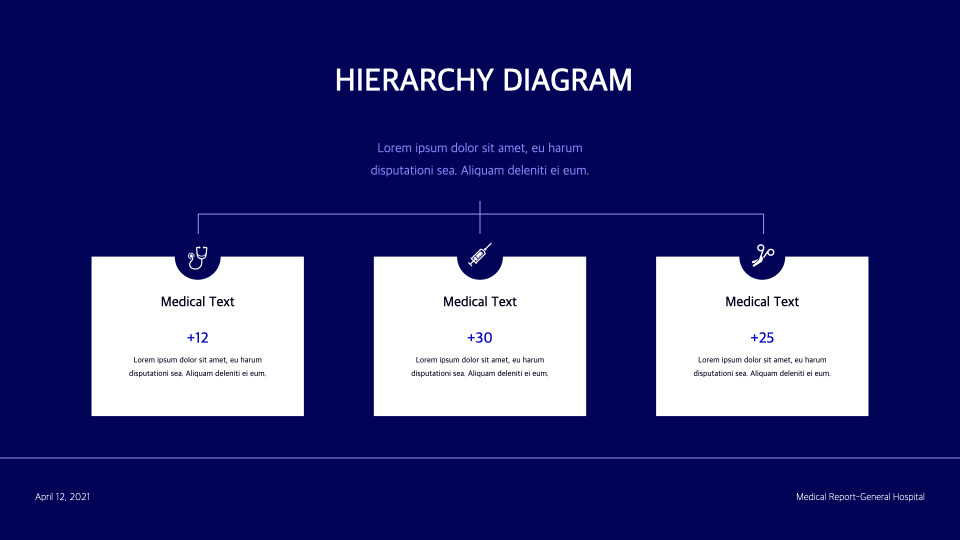 Medical Report - General Hospital keynote presentation templates free