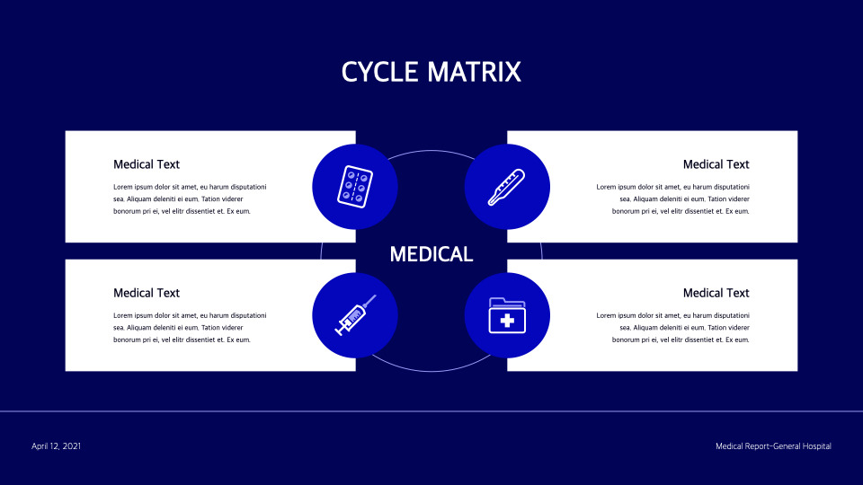 Medical Report - General Hospital keynote presentation templates free