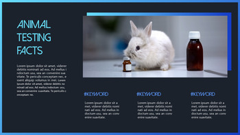 Stop Animal Testing Theme PPT Templates