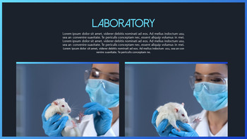 Stop Animal Testing Theme PPT Templates