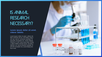 Stop Animal Testing Theme PPT Templates