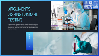 Stop Animal Testing Theme PPT Templates
