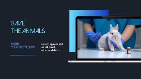 Stop Animal Testing Theme PPT Templates