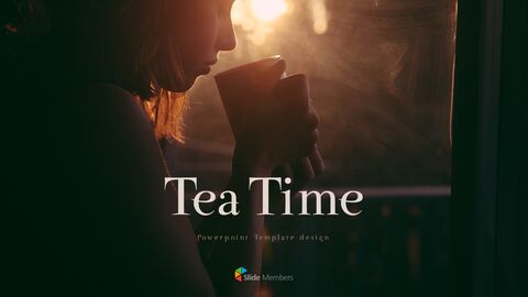 Tea Time Powerpoint Presentation|Lifestyle|Templates