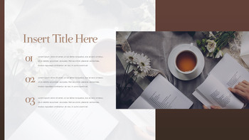 Tea Time Powerpoint Presentation|Lifestyle|Templates