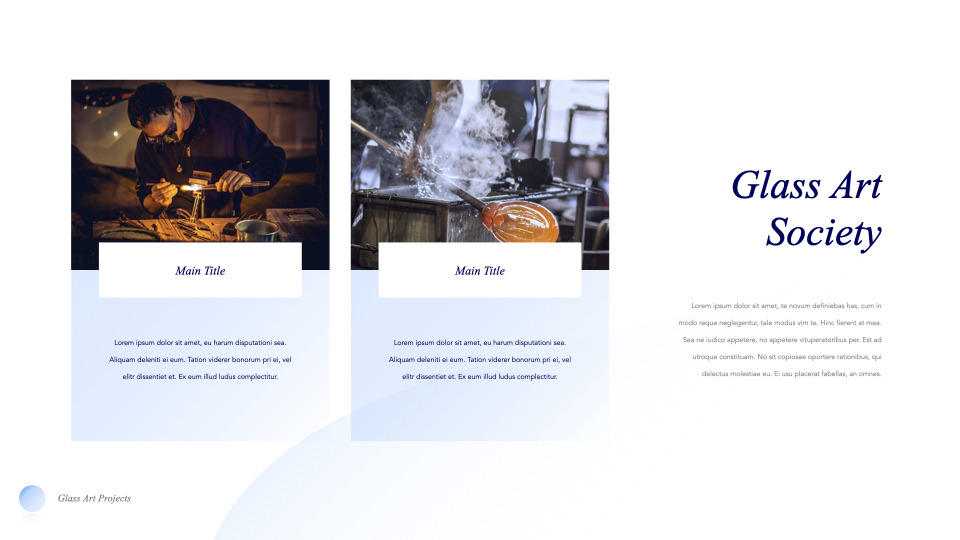 Glass Craft Theme Keynote Design|Lifestyle