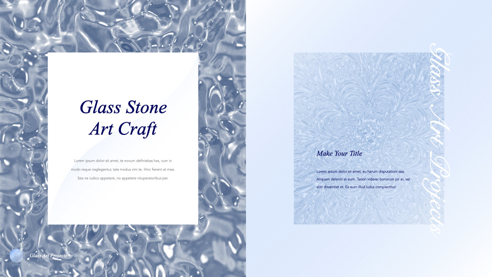 Glass Craft Theme Keynote Design|Lifestyle
