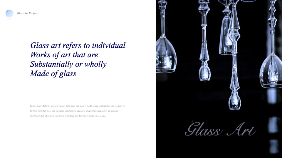 Glass Craft Theme Keynote Design|Lifestyle