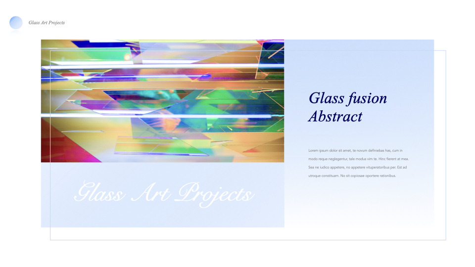 Glass Craft Theme Keynote Design|Lifestyle