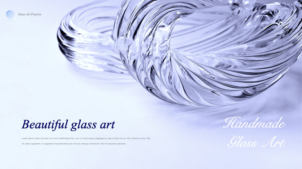 Glass Craft Theme Keynote Design|Lifestyle