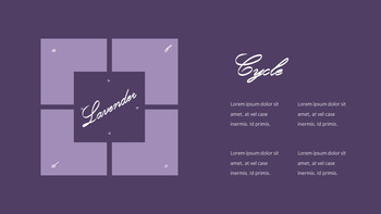 Lavender Presentation PowerPoint Templates Design|Lifestyle