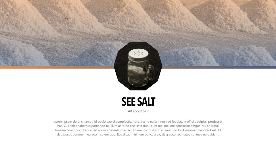Sea Salt keynote presentation templates free|Business
