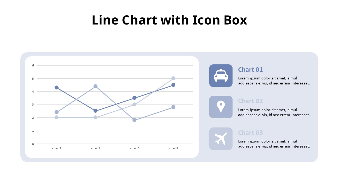 3 Line Chart with List