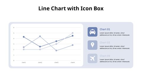 3 Line Chart with List