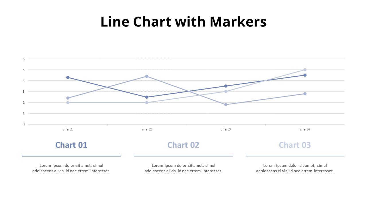 3 Line Chart with List