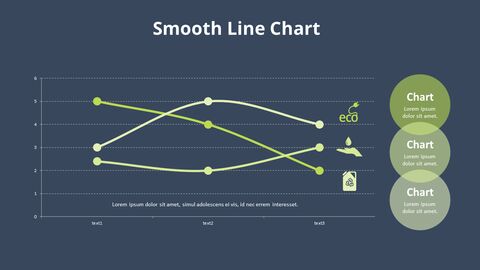 3 Line Chart with List