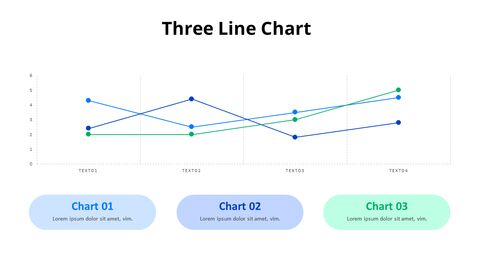 3 Straight Line chart