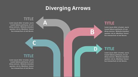 Diverging Arrows Infographic Diagram|Infographics