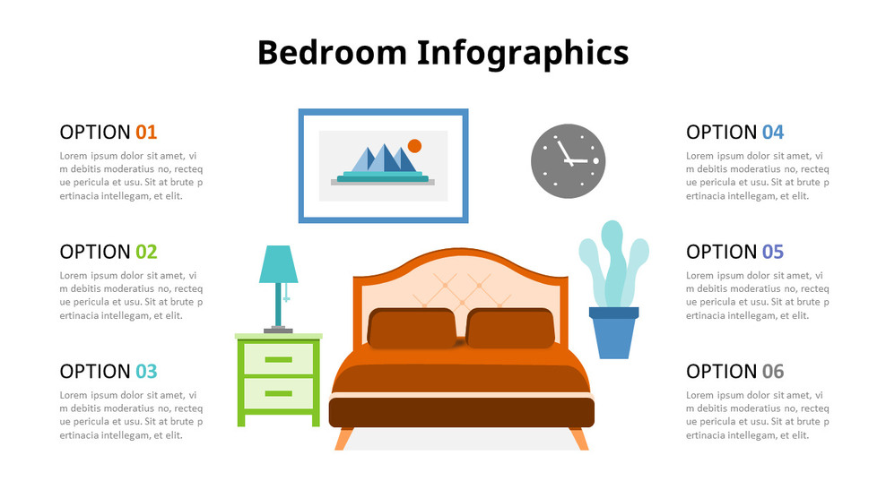 Furniture Infographics Diagram