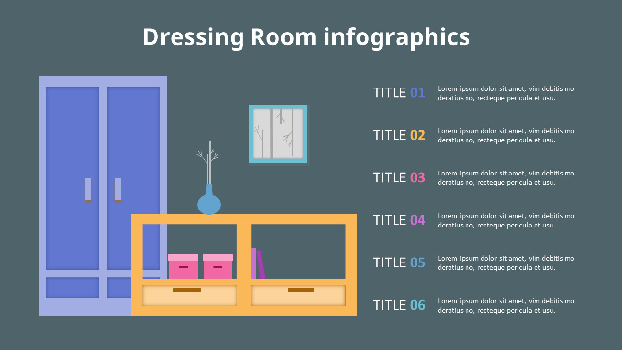 Furniture Infographics Diagram