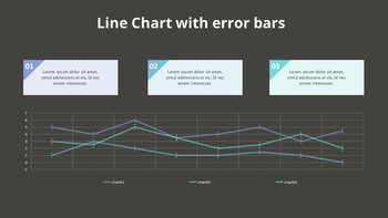 Line Chart with error bars