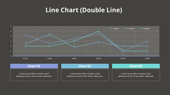 Line Chart with error bars