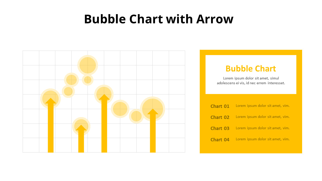 One Color Bubble Chart