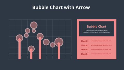 One Color Bubble Chart