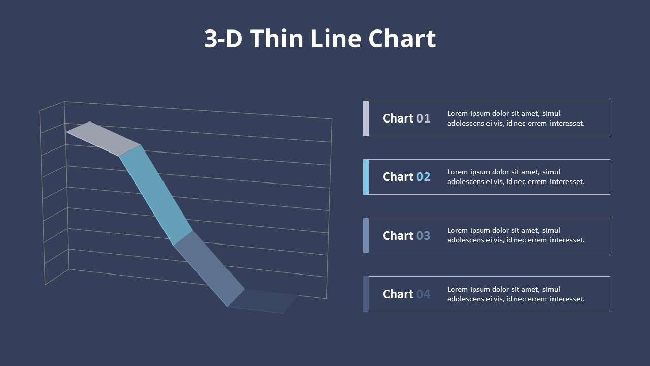 Single 3D Line chart