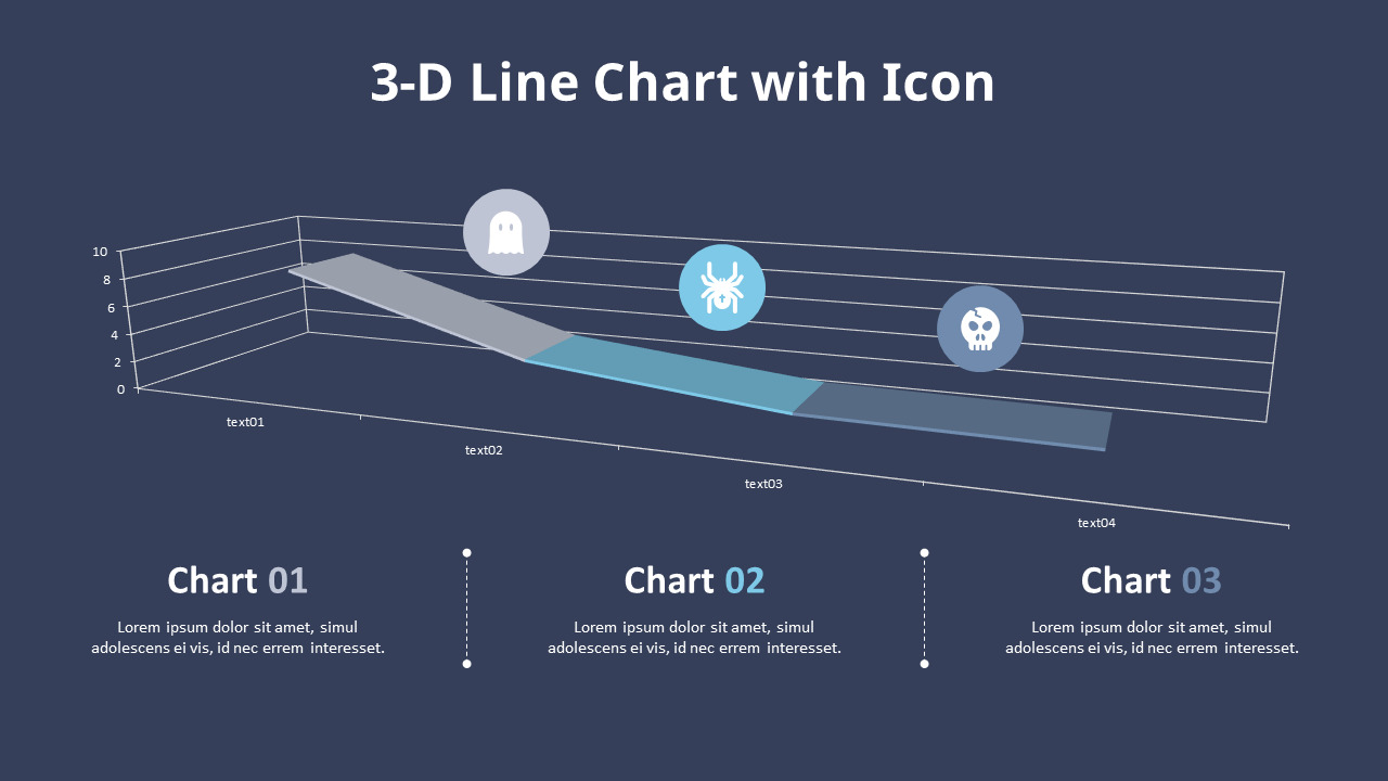 Single 3D Line chart