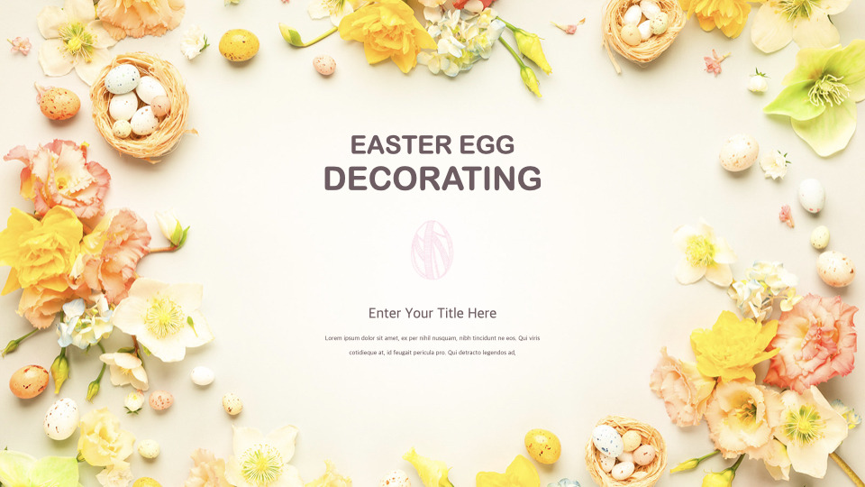Easter Party Theme Keynote Design
