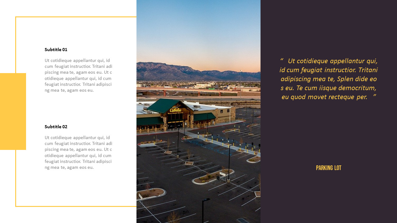 Parking Lot Best PowerPoint Presentations|Construction|Templates