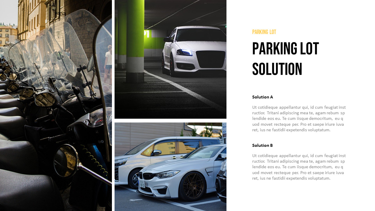 Parking Lot Best PowerPoint Presentations|Construction|Templates