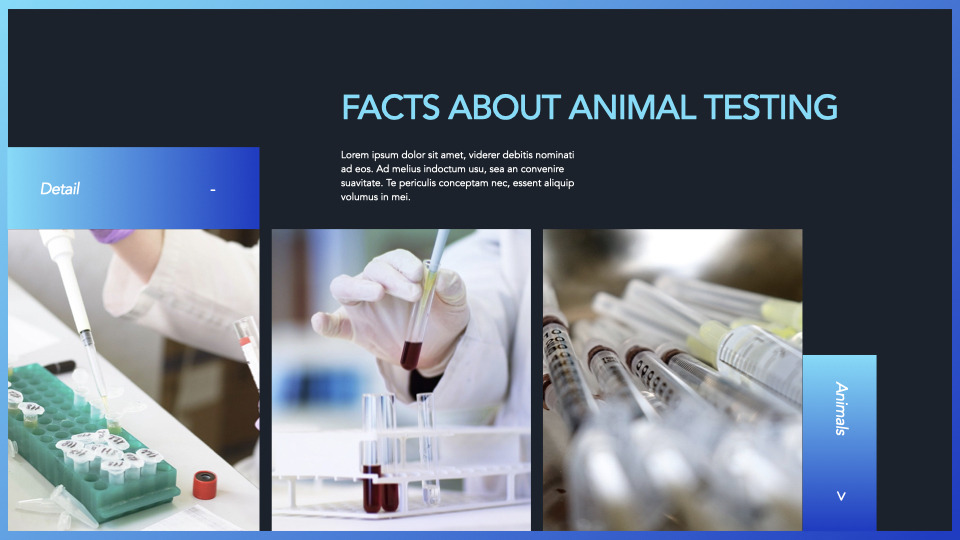 Stop Animal Testing Multipurpose Presentation Keynote Template