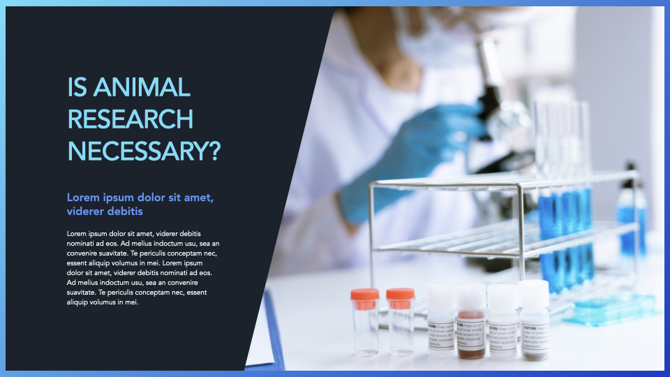 Stop Animal Testing Multipurpose Presentation Keynote Template