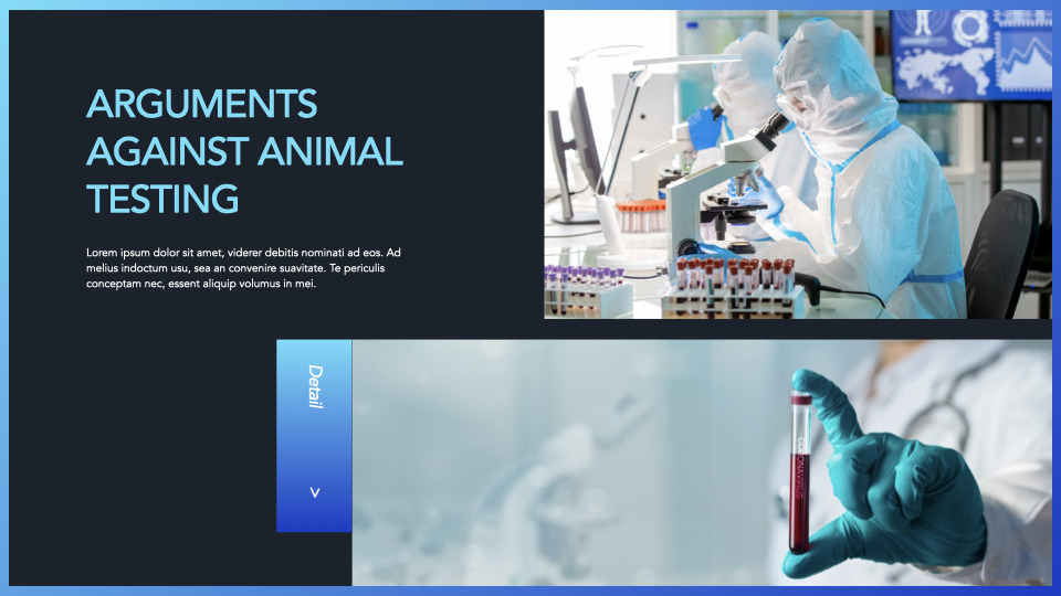 Stop Animal Testing Multipurpose Presentation Keynote Template