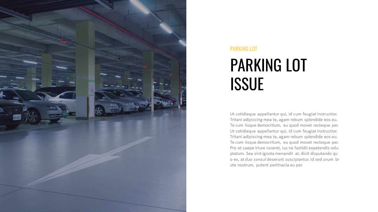 Parking Lot Google Presentation Slides|Construction