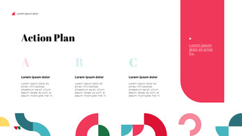 Business Project Geometric Design Deck Template Startup Pitch Deck