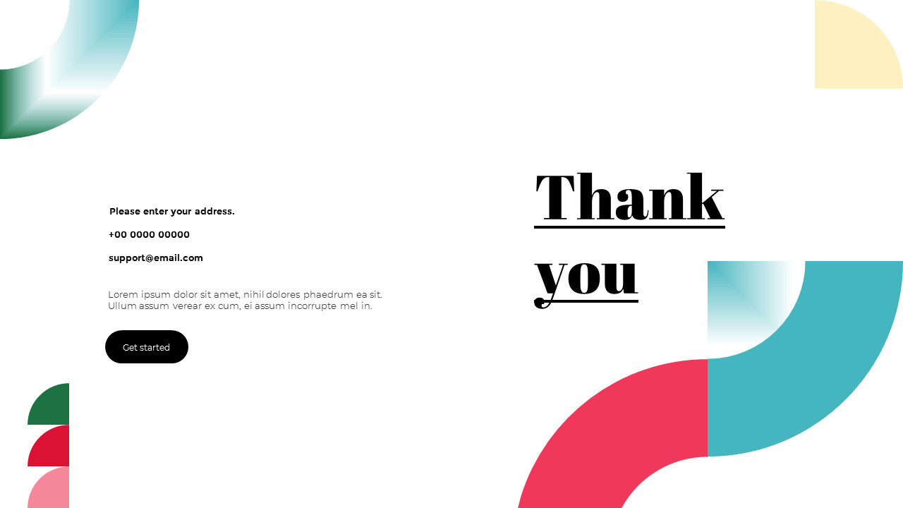 Business Project Geometric Design Deck Template Startup Pitch Deck