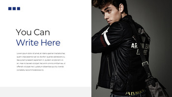 Men's Fashion template google slides|Business