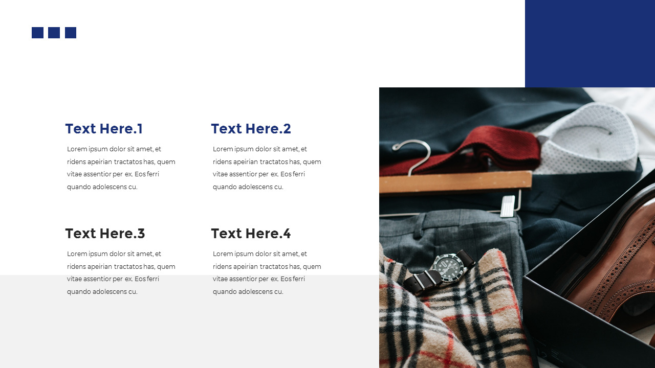 Men's Fashion template google slides|Business