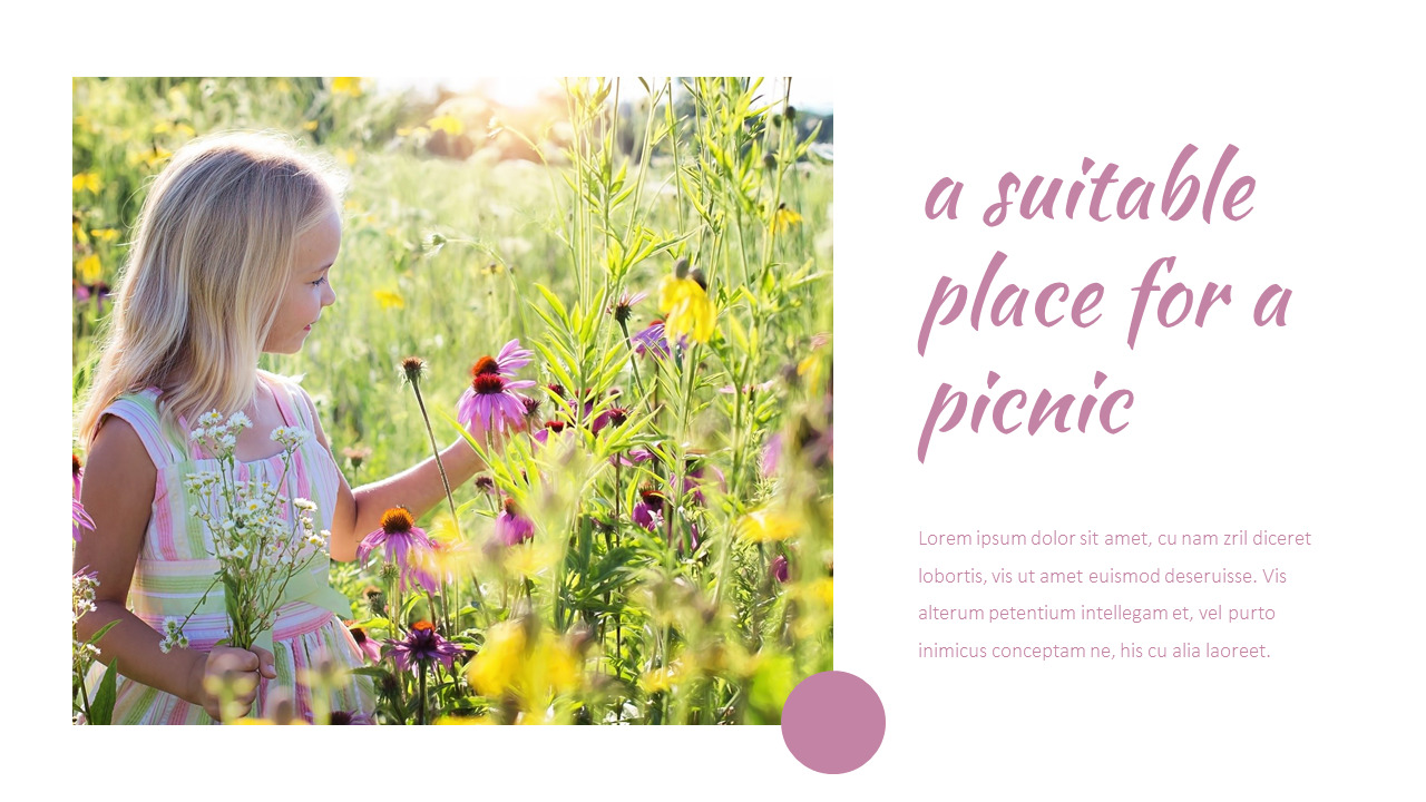 Spring Picnic slide template|Lifestyle|Google