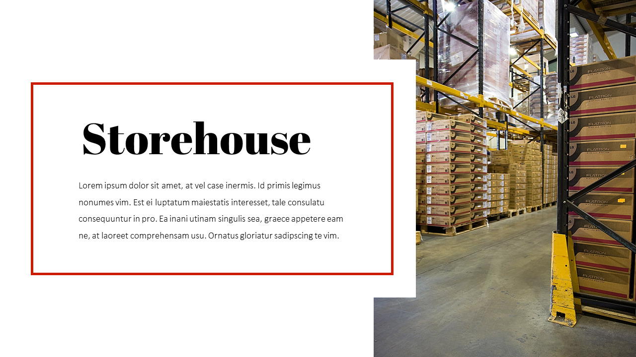 Warehouse Google Slides Themes|IT/Commerce