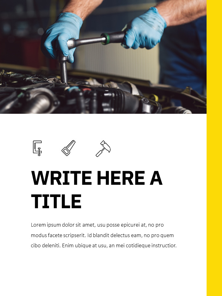 Auto Repair Shop Easy Google Slides