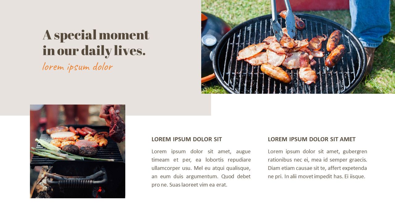 BBQ Garden Party Google Slides to PowerPoint|Business