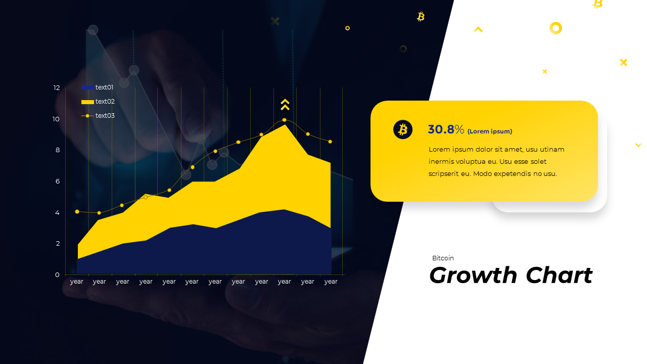 Bitcoin Financial Theme PowerPoint Template building a pitch deck