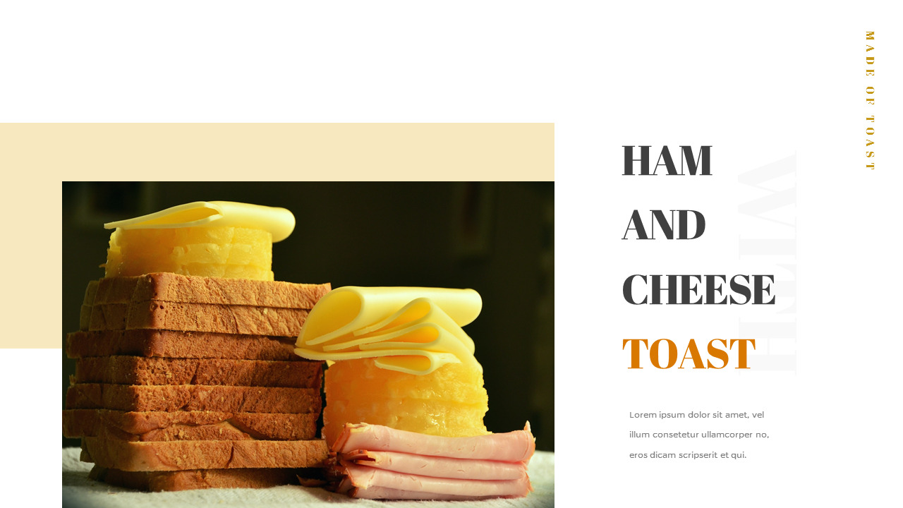 Made of Toast presentation slide design|Business|Google