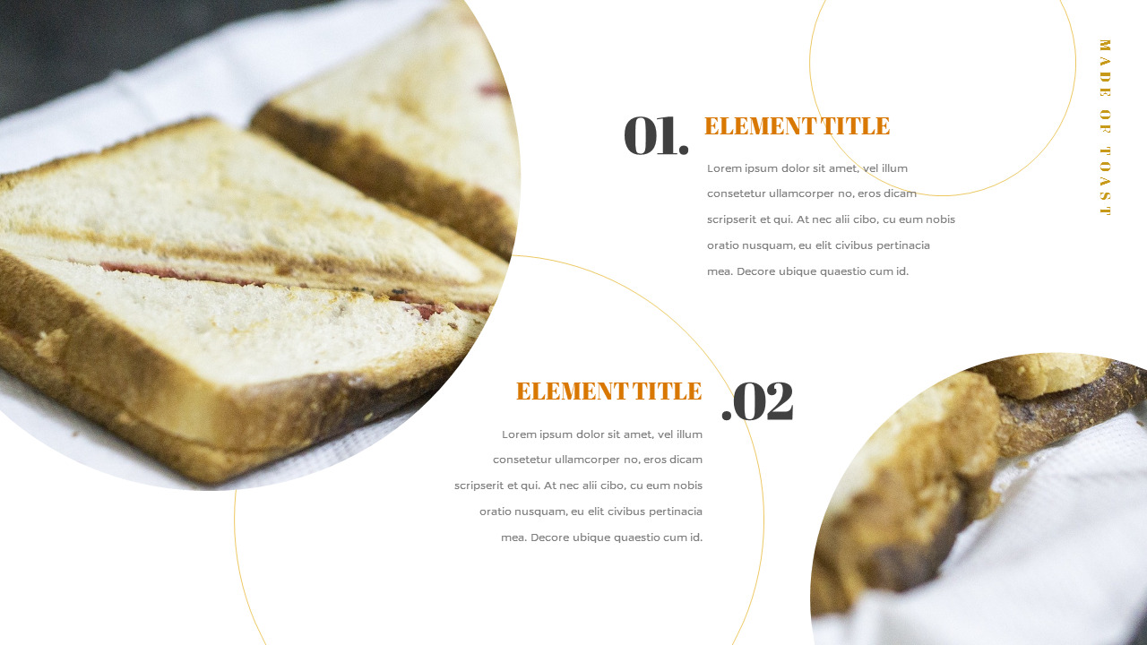 Made of Toast presentation slide design|Business|Google